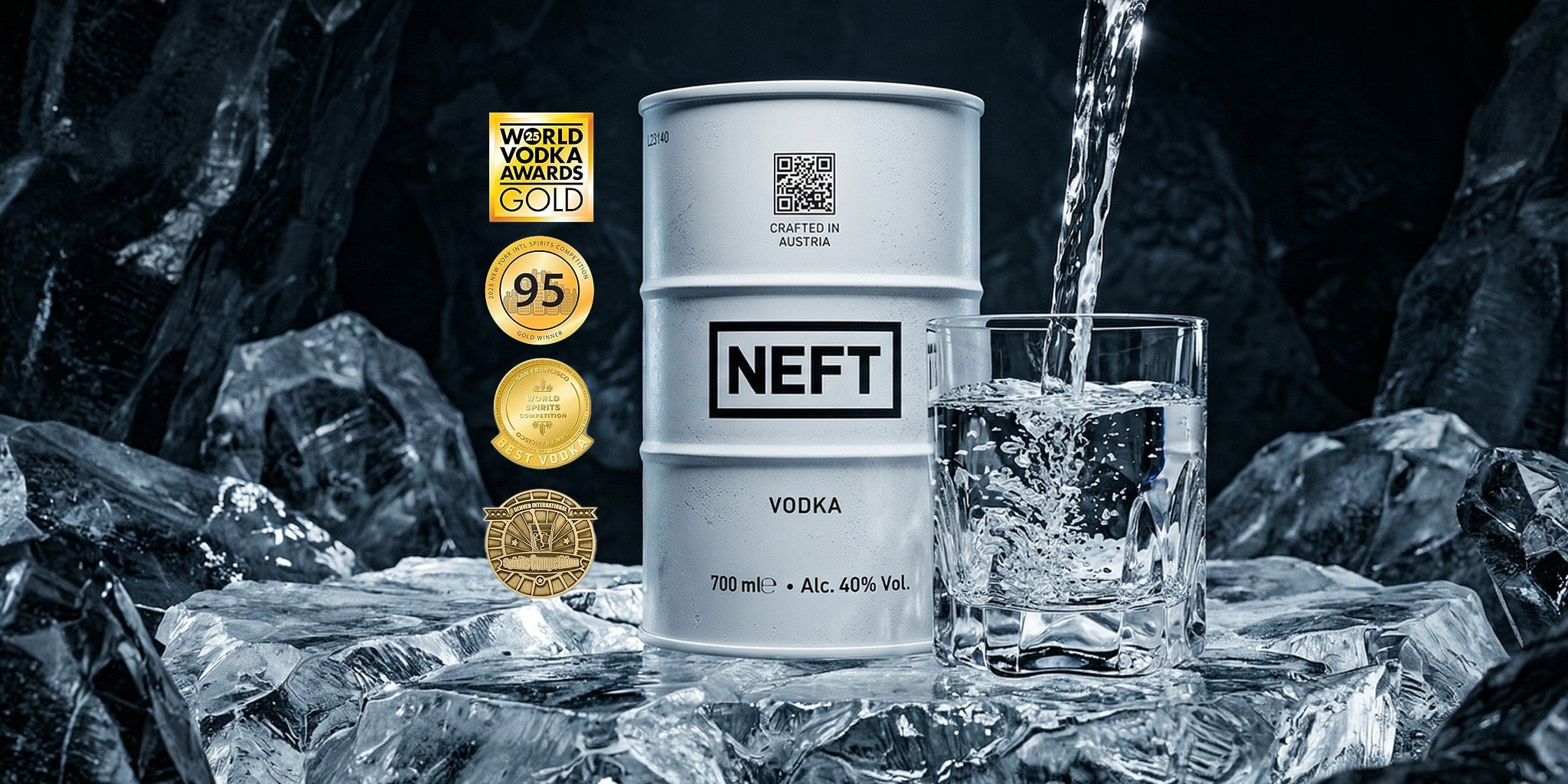 NEFT Vodka White Barrel: When Spirit Meets the Value of Oil – Mydrinx.shop