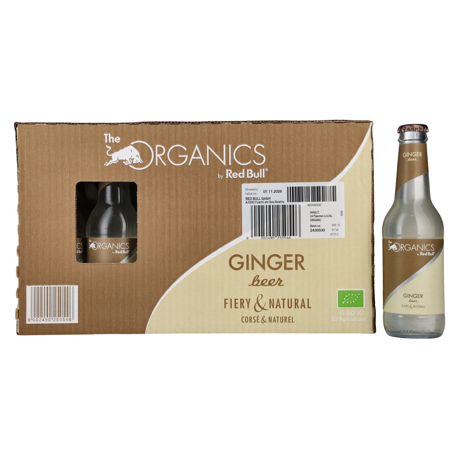 8% Off! Buy Red Bull Organics by Red Bull GINGER Beer 24x0,25l – Tonic ...