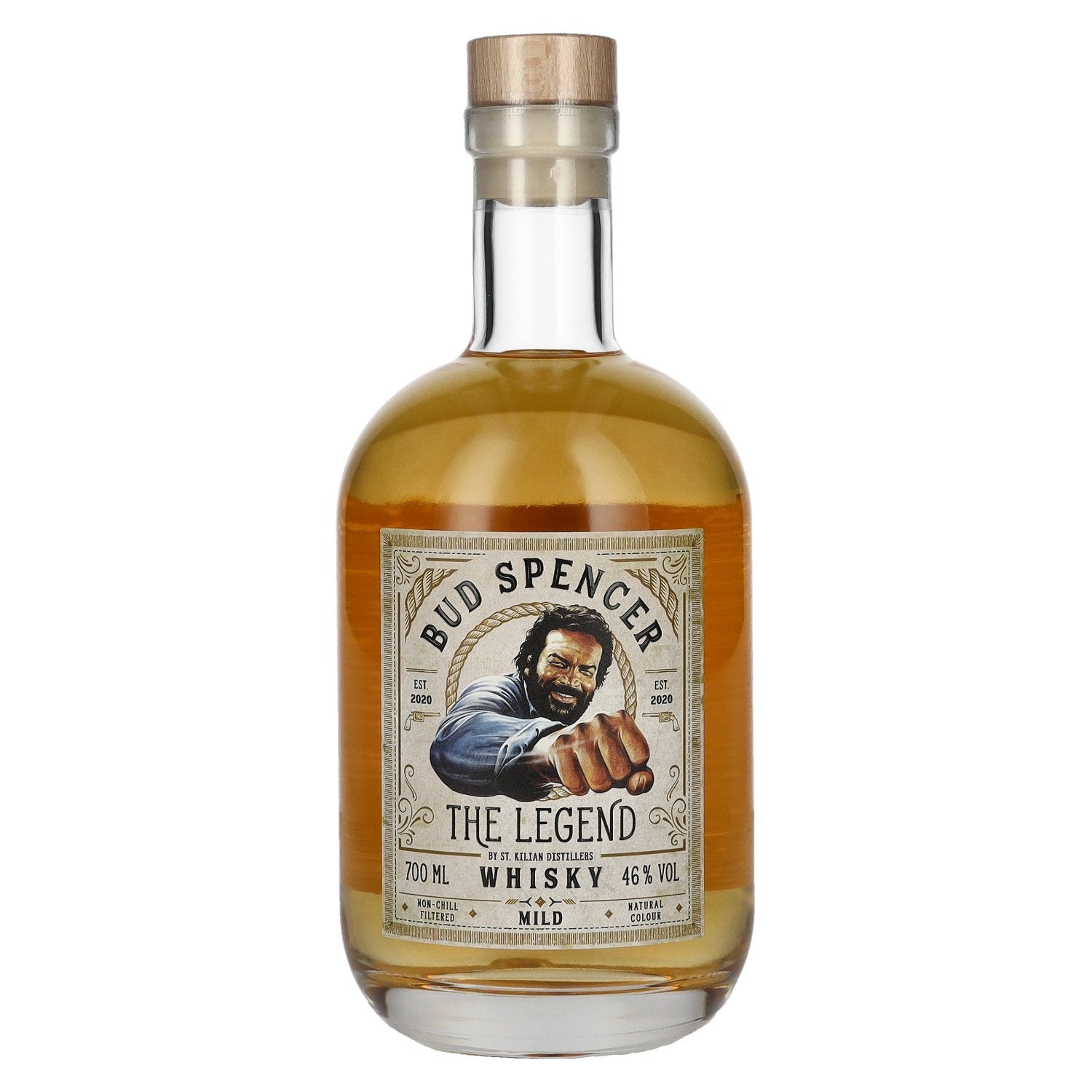 Buy Bud Spencer THE LEGEND Whisky Mild 46% Vol. 0,7l – – Mydrinx.shop