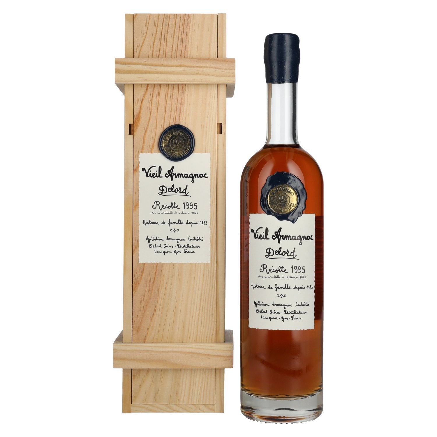 Buy Vieil Armagnac Delord Vintage Recolte 1995 40% Vol. 0,7l in ...