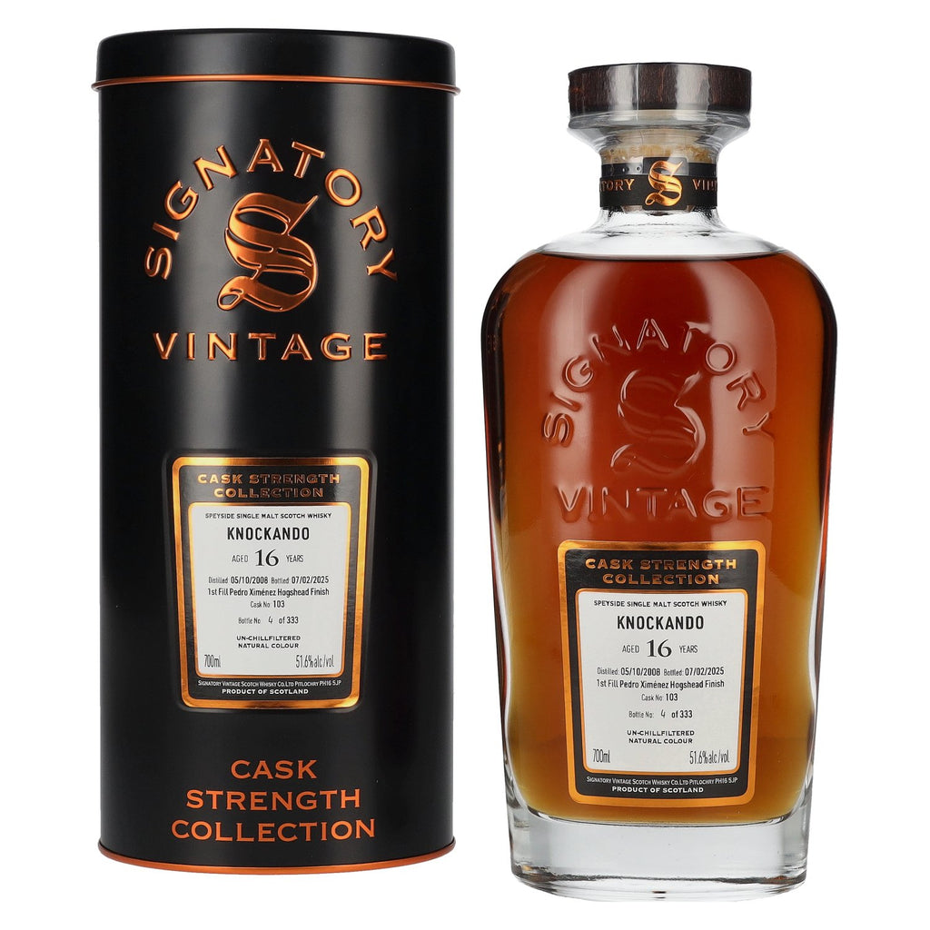 Buy KNOCKANDO 16 Years Old 1st Fill PX Hogshead Cask Strength #103 2008 ...