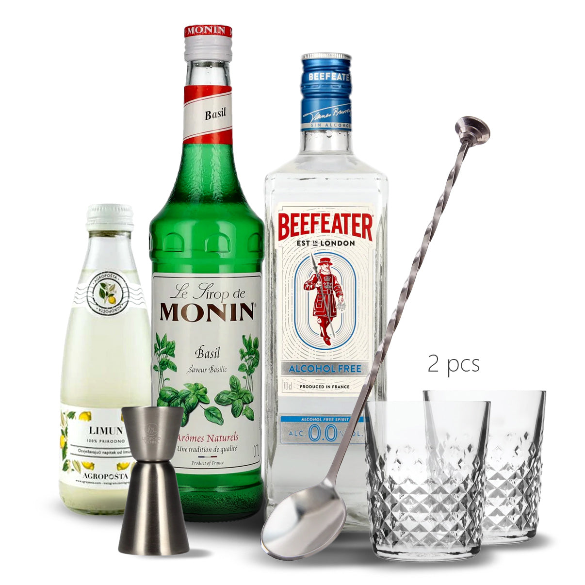 Buy Basil Breeze Mocktail Set [with glasses, 2 pcs] – Sets and Gift ...