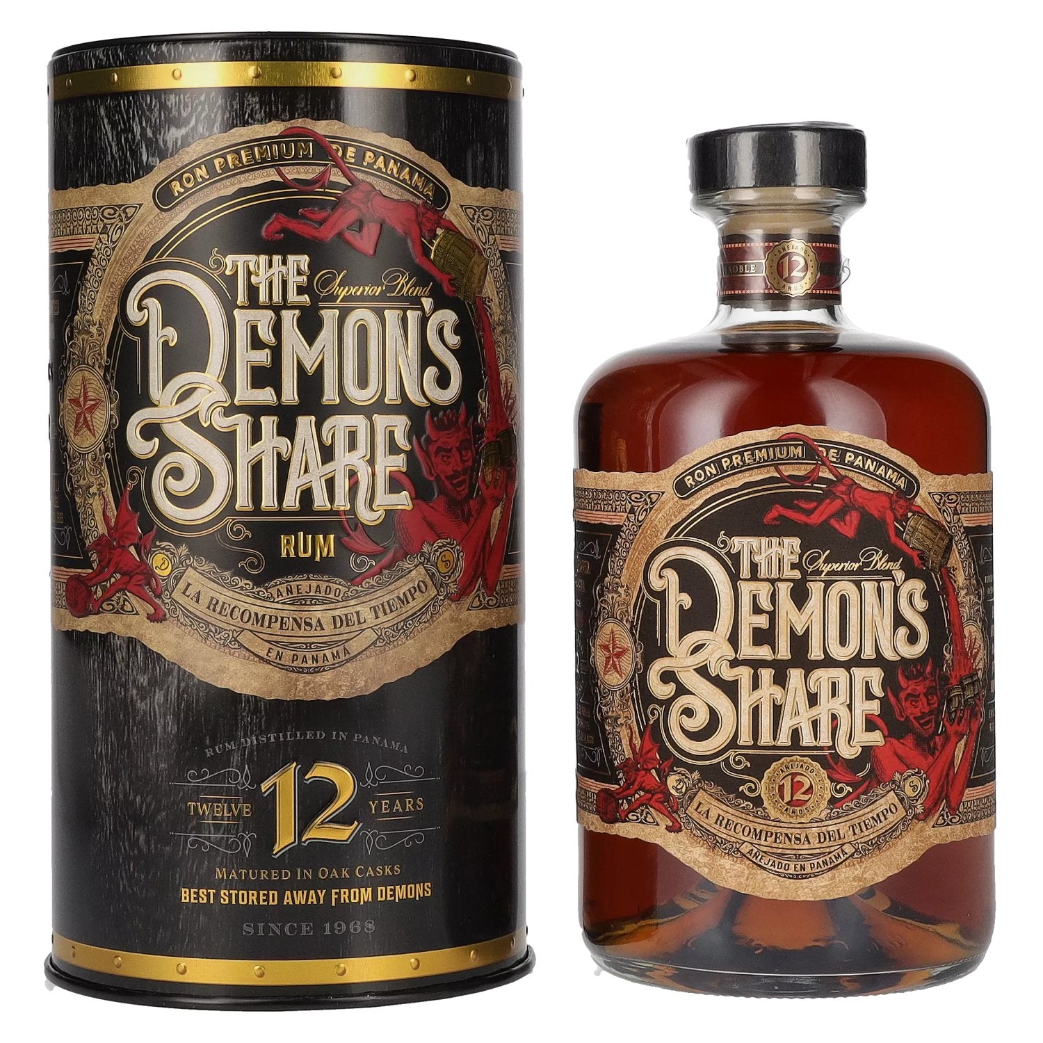 Buy The Demon's Share Superior Blend Rum 12 Years Old 41% Vol. 0,7l in ...