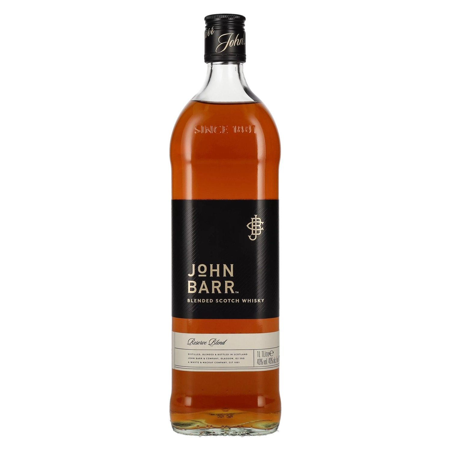 Buy John Barr Reserve Blended Scotch Whisky 40% Vol. 1l – Scotch Whisky ...